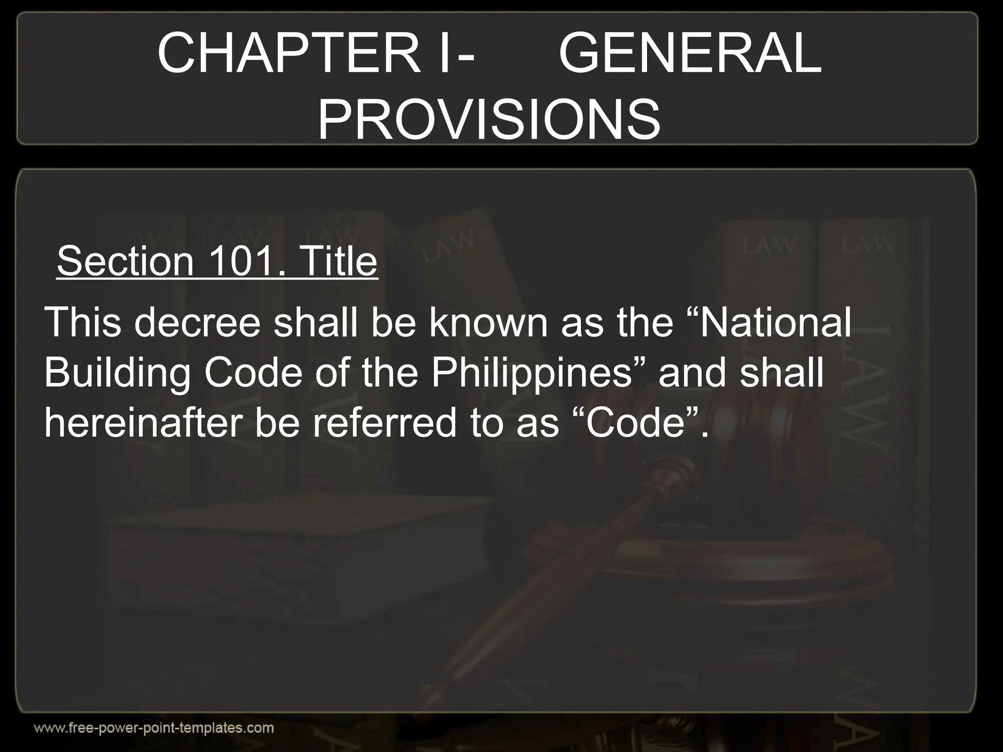 National Building Code of the Philippines (Republic Act no. 6541).pptx