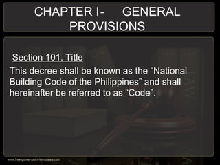 National Building Code of the Philippines (Republic Act no. 6541).pptx