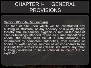 National Building Code of the Philippines (Republic Act no. 6541).pptx