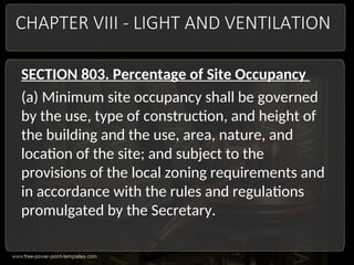 National Building Code of the Philippines (Republic Act no. 6541).pptx