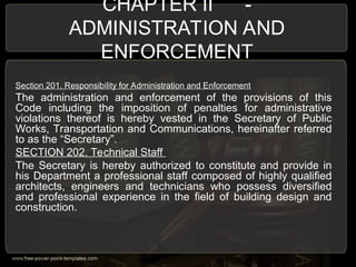 National Building Code of the Philippines (Republic Act no. 6541).pptx