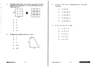 Ce Maths 2000 Paper2(E) | PDF