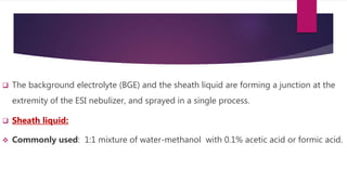 Capillary Electrophoresis-Mass Spectrometry | PPTX
