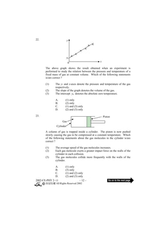 Ce Physics 2002 Paper2(E) | PDF