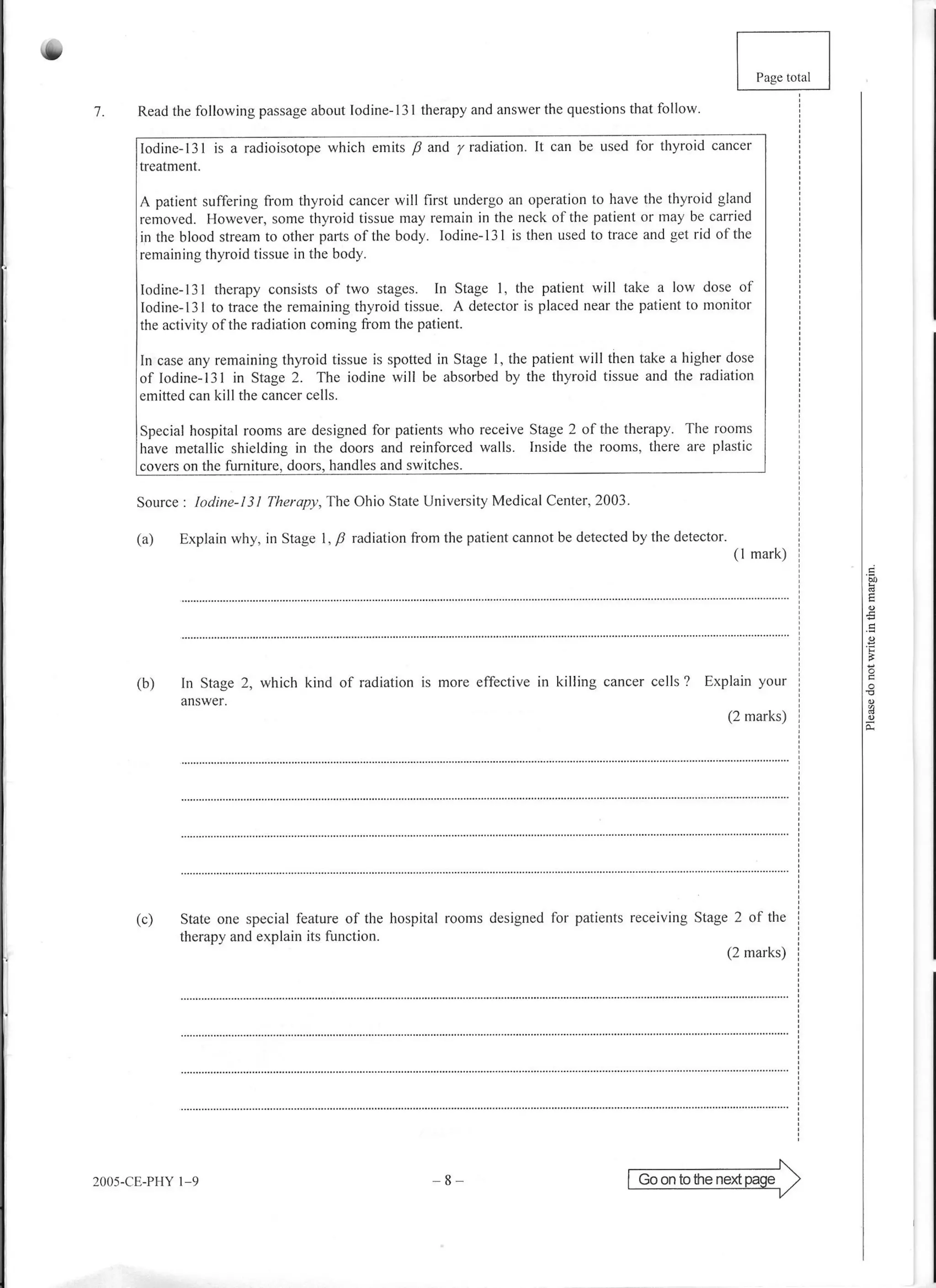 Ce Physics 2005 Paper1(E) | PDF