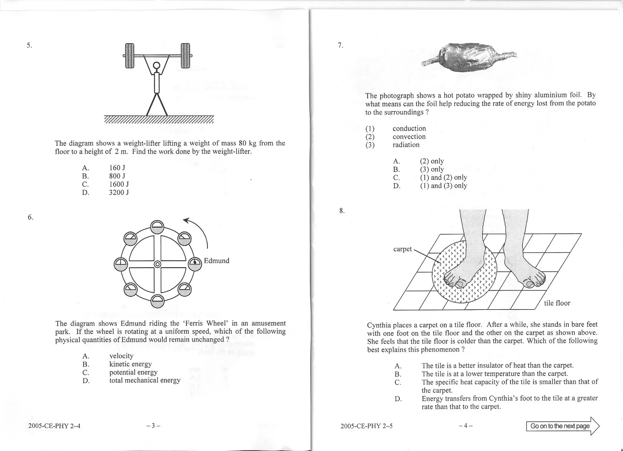 Ce Physics 2005 Paper2(E) | PDF