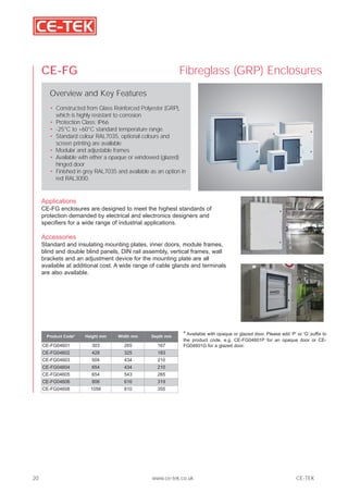 Ce-Tek - Industrial, High Voltage & Hazardous Area Electrical ...