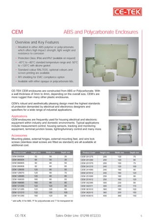 Ce-Tek - Industrial, High Voltage & Hazardous Area Electrical ...