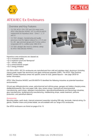 Ce-Tek - Industrial, High Voltage & Hazardous Area Electrical ...