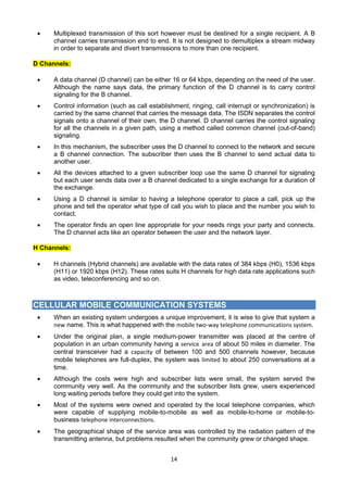 Telecommunication systems | PDF