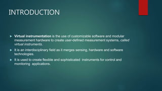 Virtual instrumentation | PPT