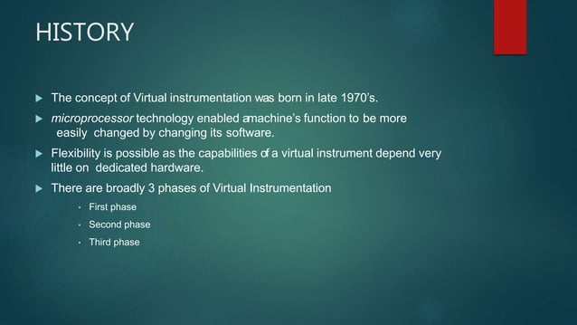 Virtual instrumentation | PPTX | Computing | Technology & Computing