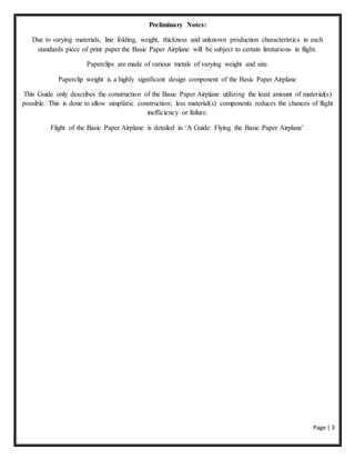Paper Airplane Guide Final | DOCX