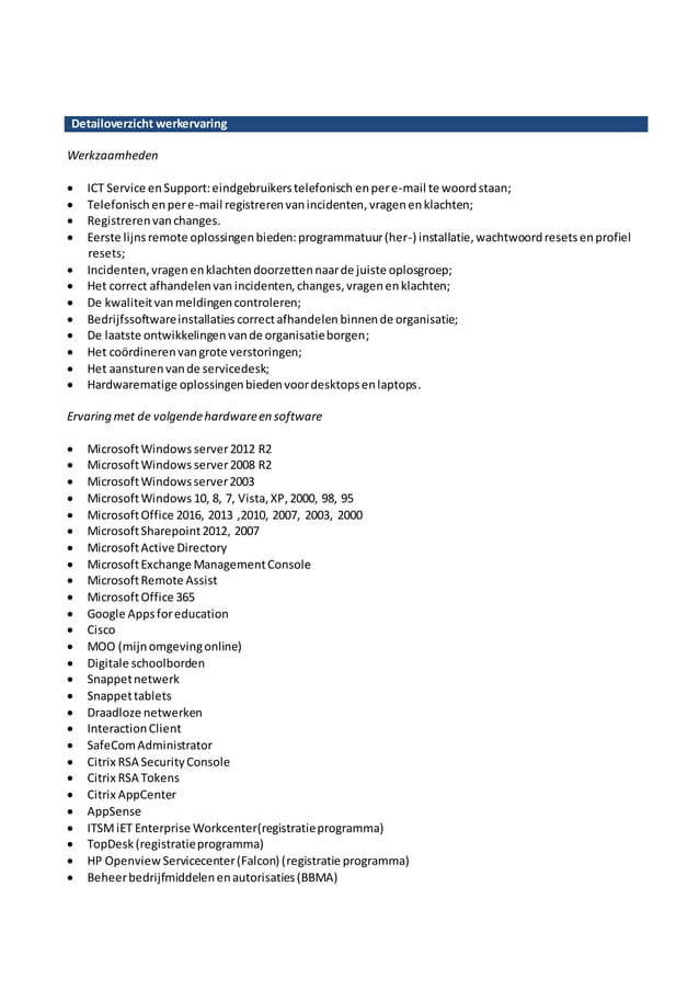 Curriculum Vitae Alwin Samsen | PDF
