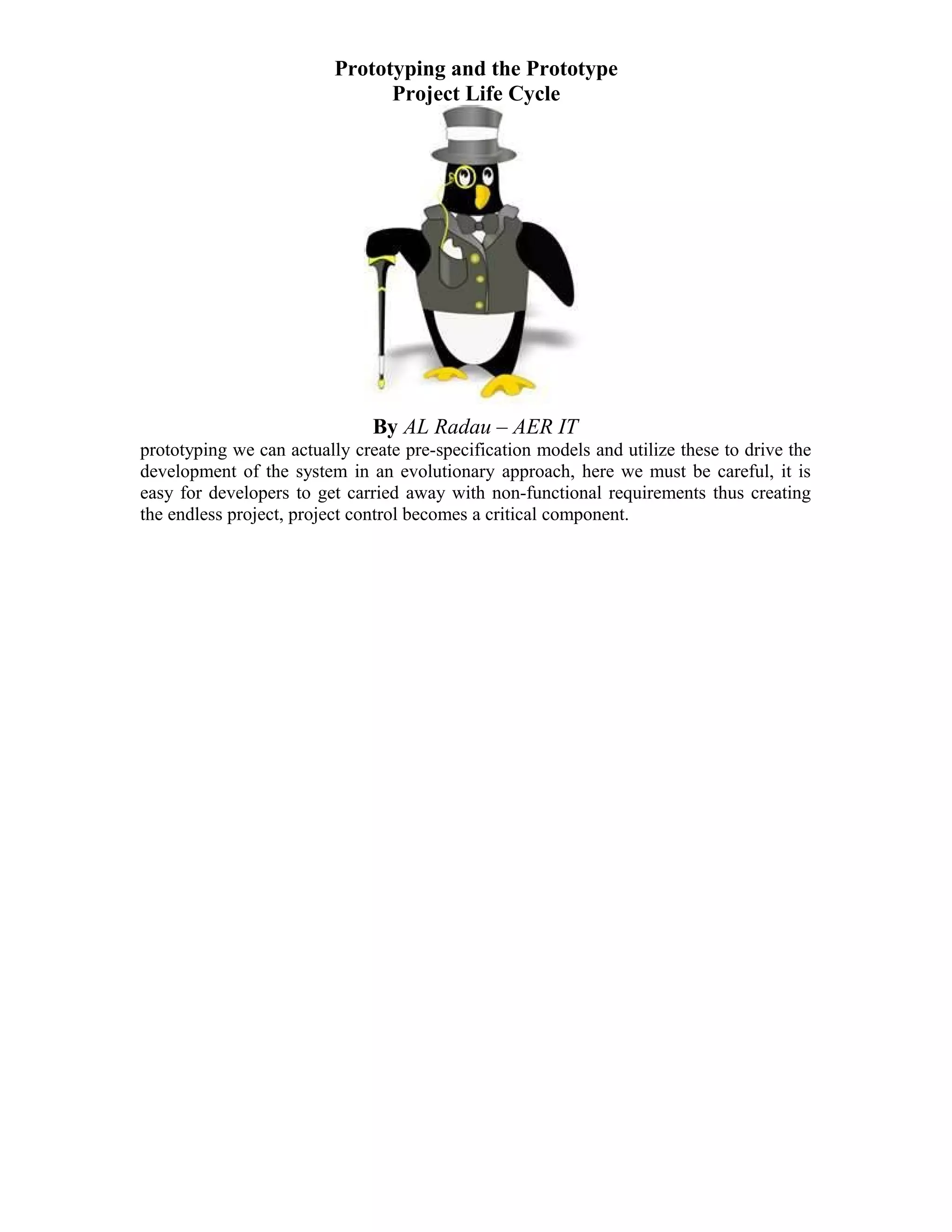 What is a Prototype | DOC