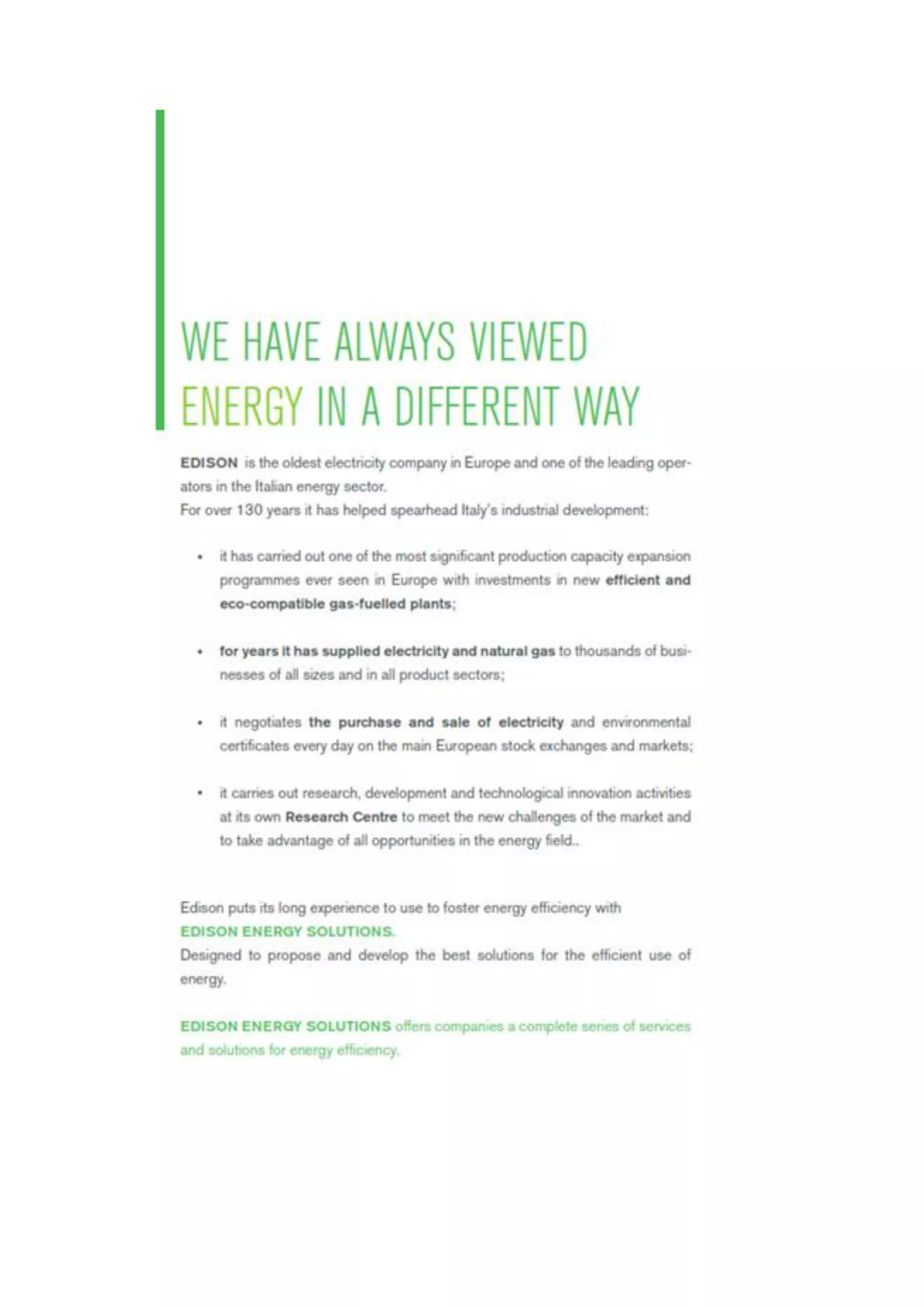 Edison Energy Solutions_brochure ENG | PDF