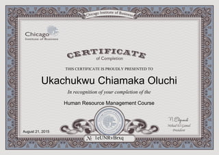 Human_Resource_Management_Certificate | PDF