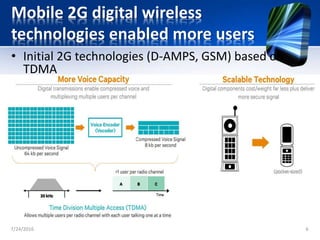 Second Generation of Cellular Telephone Technology(2G) | PPTX