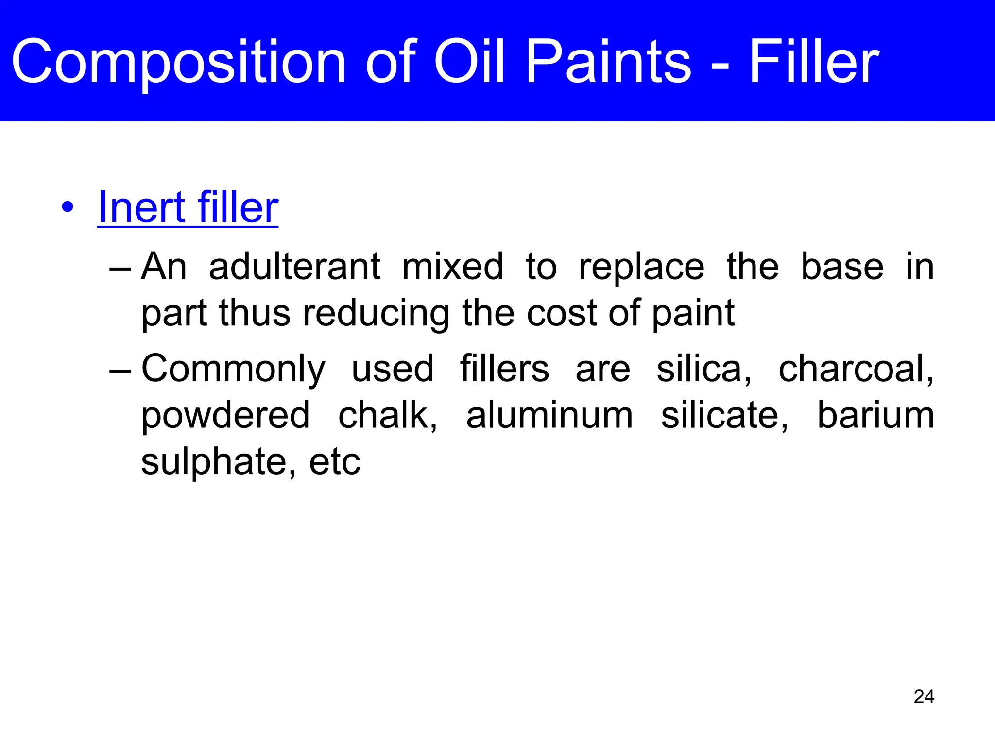 Paints - oil paint, distemper, varnish, wax- composition and uses. | PPT