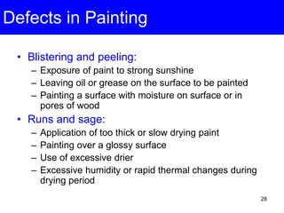 Paints - oil paint, distemper, varnish, wax- composition and uses. | PPT