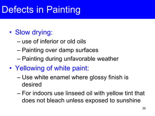 Paints - oil paint, distemper, varnish, wax- composition and uses. | PPT