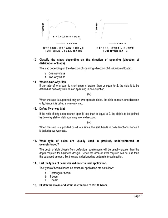 Ce1302 design of rc elements | PDF | Civil Engineering Industry ...