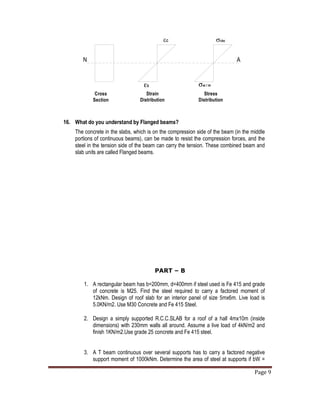 Ce1302 design of rc elements | PDF