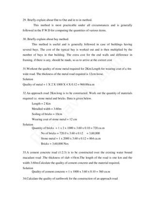 estimation and quantity surveying | PDF