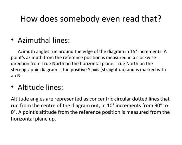 sunpath diagrams- different forms and their uses in functional design | PPS | Geography | Science