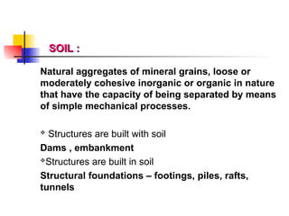 Soil geotechnical engineering and foundation engineering | PPT