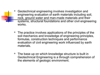 Soil geotechnical engineering and foundation engineering | PPT