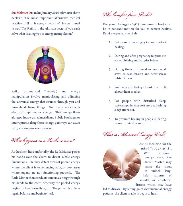 Reiki Healing Brochures
