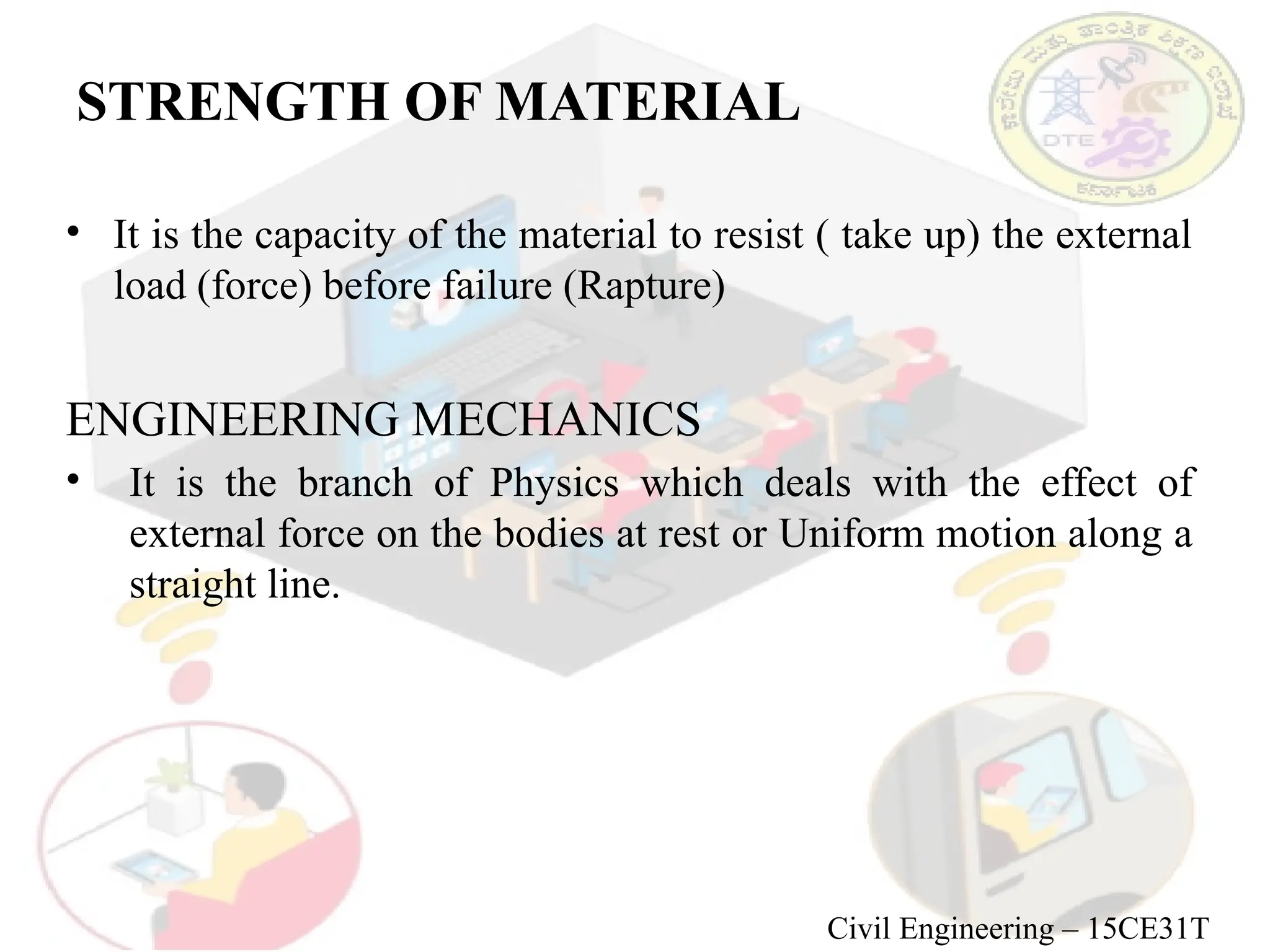 Engineering Mechanics and Strength of materials | PPT