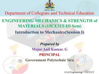 Engineering Mechanics and Strength of materials | PPT