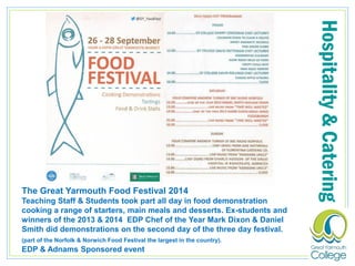 Marketing Hospitality & Catering A3 booklet and powerpoint | PDF