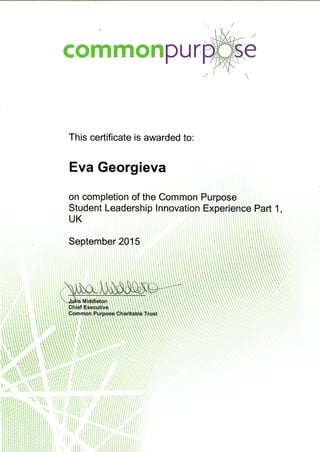 Common Purpose London and Cardiff | PDF