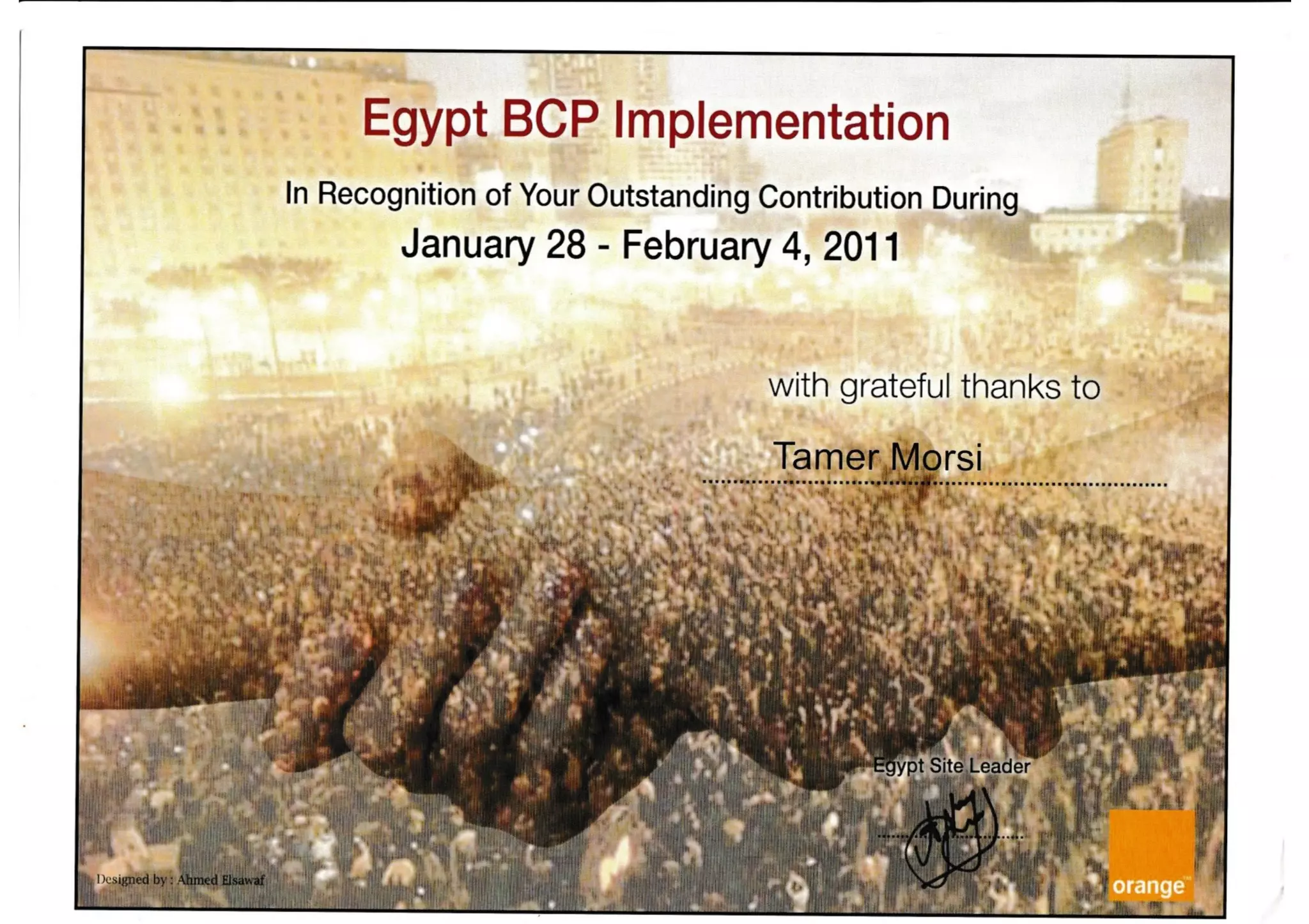 Orange Egypt BCP implementation | PDF