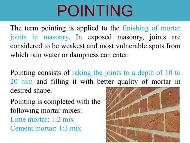 Bsc Civil Engineering course CE200_Pointing | PPT