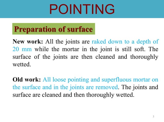 Bsc Civil Engineering course CE200_Pointing | PPT
