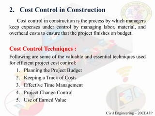 Time Cost Trade Off | PPTX