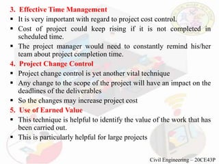 Time Cost Trade Off | PPTX