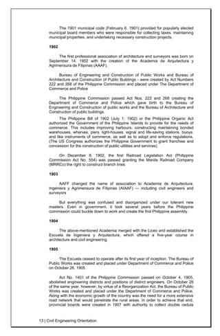 Foundations of Civil Engineering in the Philippines | PDF