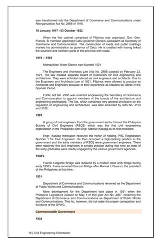 Foundations of Civil Engineering in the Philippines | PDF