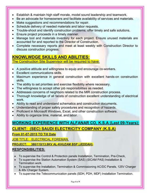 C.V. -MUHAMMAD AZHAR JAVED- | PDF