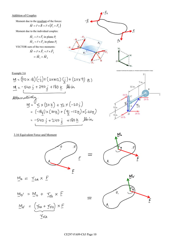 CE297-Ch3.pdf Rigid bodies internal and external forces | PDF