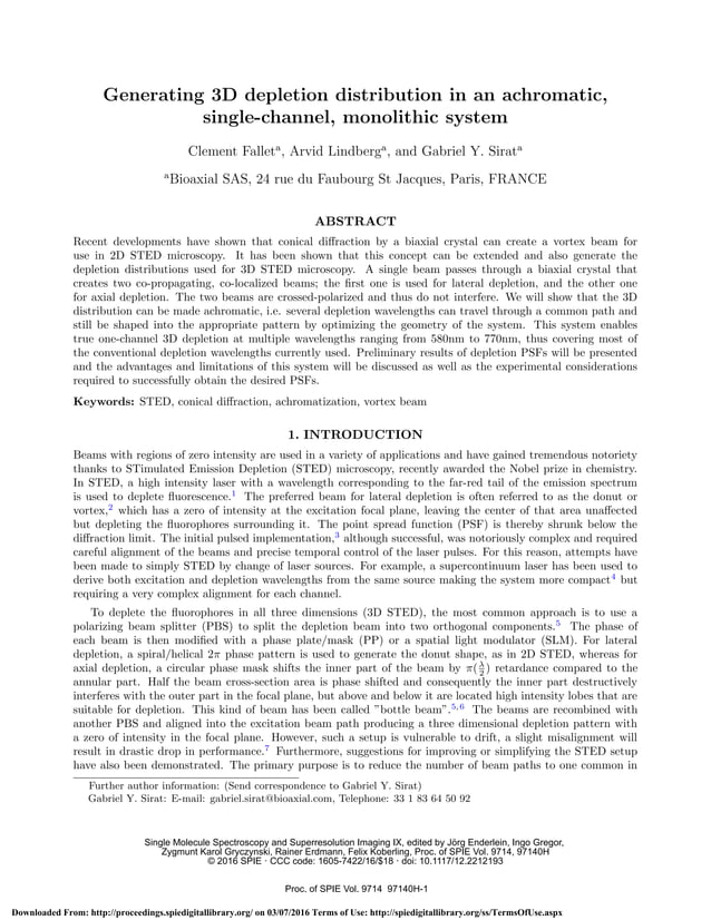SPIE article | PDF