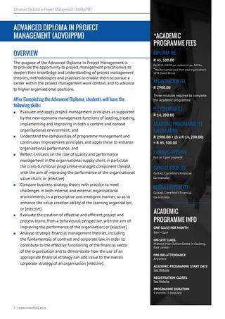 Advanced-Diploma-in-Project-Management-Web | PDF