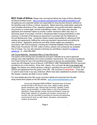 CourseRequiremts | PDF | Vocational Training | Careers