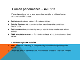 Fatality prevention and workforce safety- CHESM lessons learned and best practices1 | PPTX