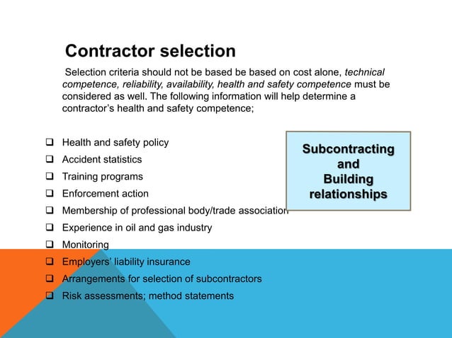 Fatality prevention and workforce safety- CHESM lessons learned and ...